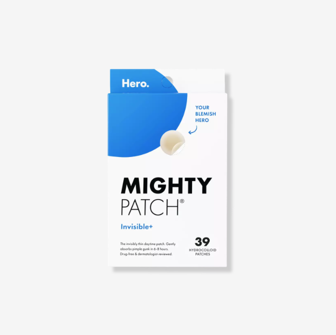 Hero Cosmetics Mighty Patch Invisible+ Daytime Hydrocolloid Acne Pimple ...