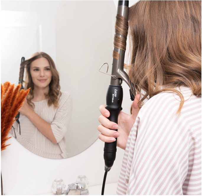 Rizador – Lizze Curly (3/4) y (1 1/4) pulgadas varita de rizador de ...